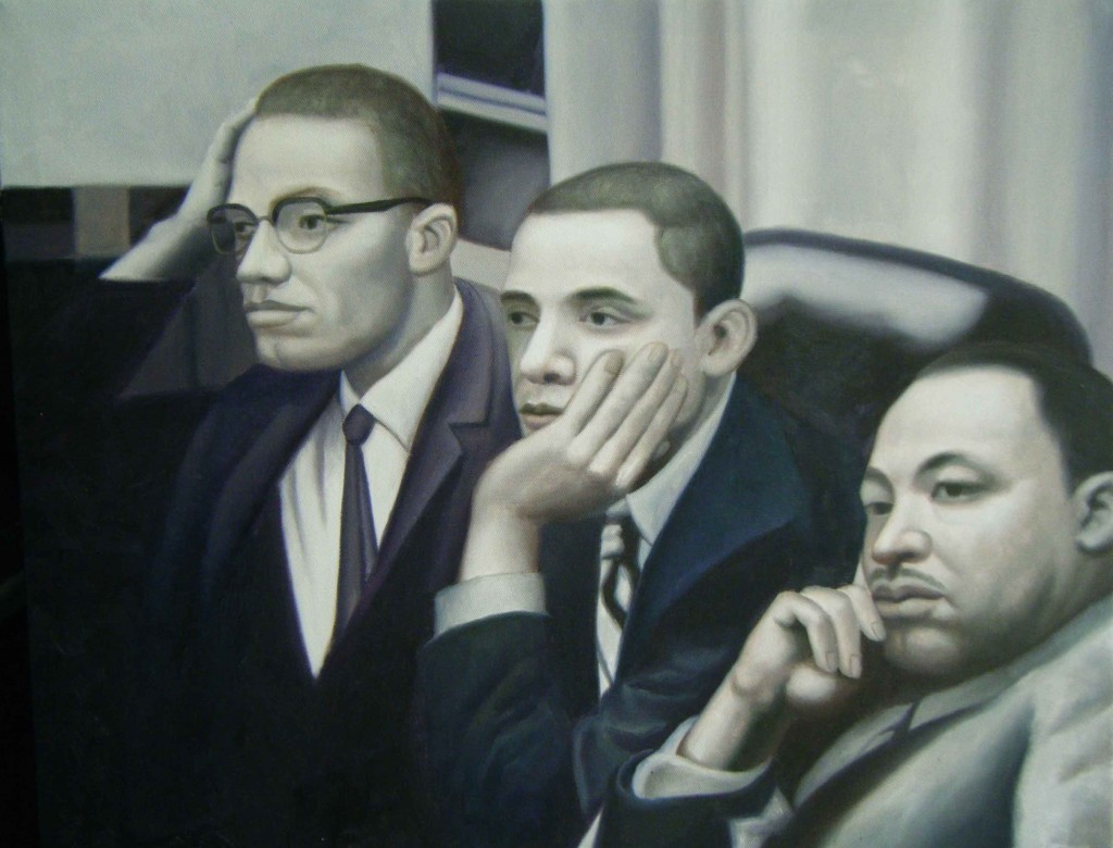 Malcolm X, Obama and Martin Luther King Jr – Moreau Art